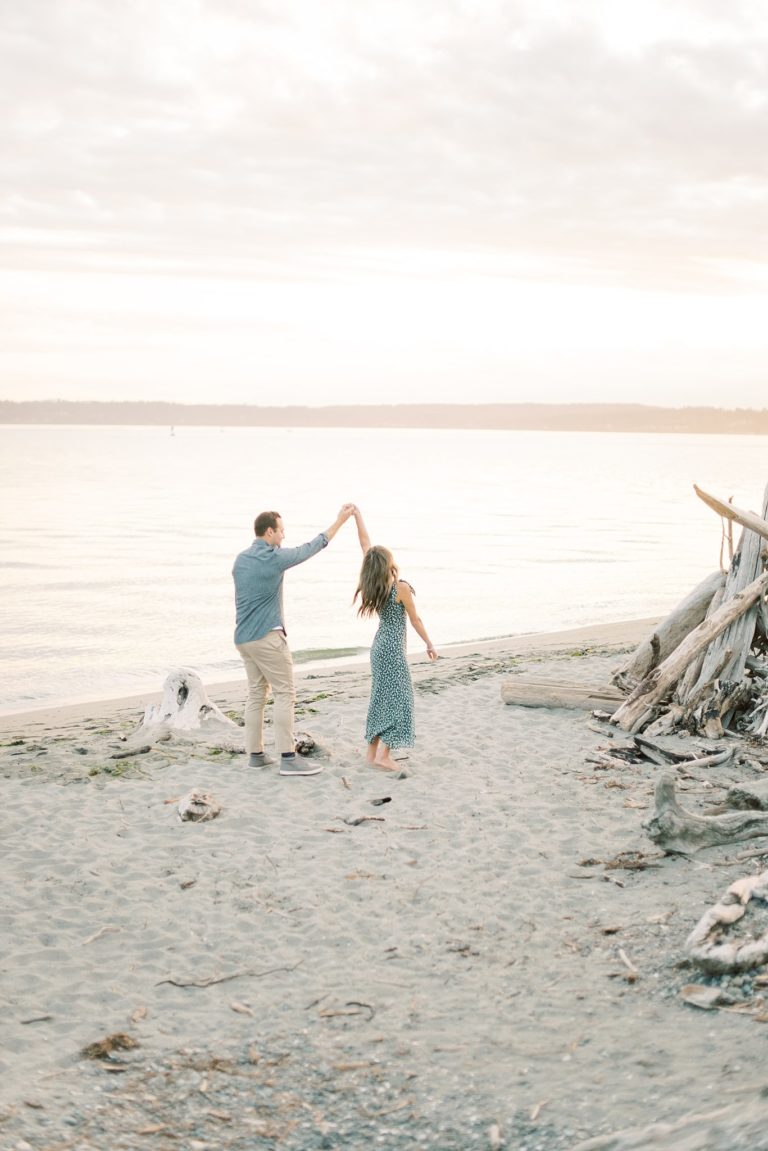 Seattle Engagement Session on the beach | Washington Wedding ...